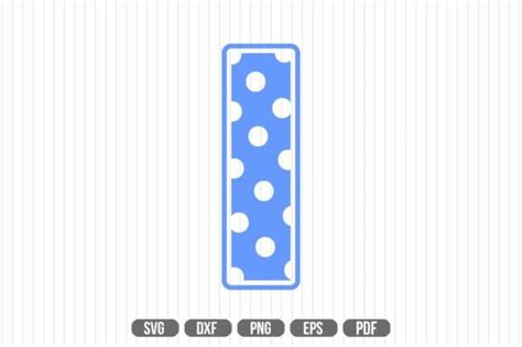 I Polka Dot Alphabet Svg Graphic By Craft Store · Creative Fabrica