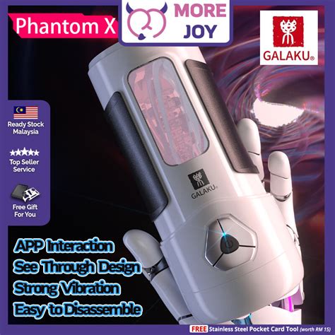 Japan Galaku Phantom X Male Men Ai App Remote Control Vibration