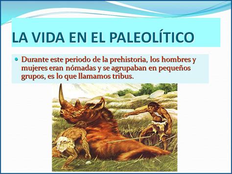 Cosas De Niños Para La Escuela La Vida En El PaleolÍtico Y Las