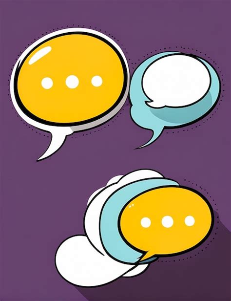 Premium Photo Comic Speech Bubbles Speech Bubbles With Dialog