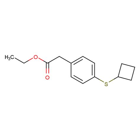 BENZENEACETIC ACID 4 CYCLOBUTYLTHIO ETHYL ESTER 745053 42 3 Wiki