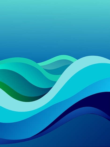 premium vector an abstract gradient water background in vector format