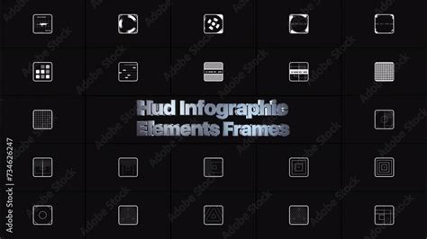 Hud Infographic Elements Frames Offers A Vast Array Of Abstract Futuristic HUD Elements
