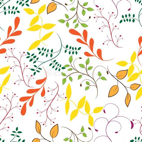 Tree Seamless Pattern Stock Vector Illustration Of Nature