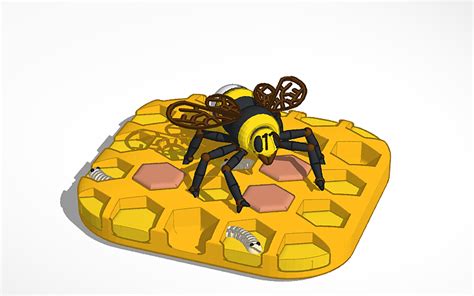 3d Design 8 Bumblebee On Honeycomb Tinkercad