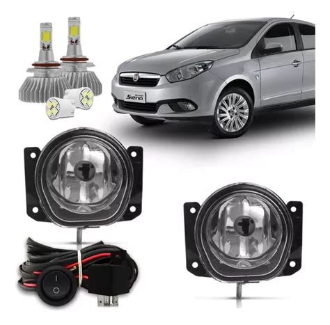 Kit Farol Milha Grand Siena 2012 2013 2014 2015 2016 Led Frete grátis