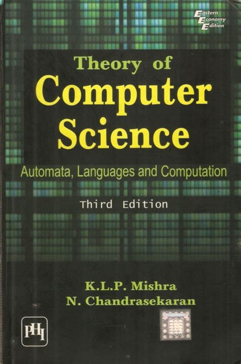 Pdf Theory Of Computer Science Automata Languages And Computation Third Edition Klp