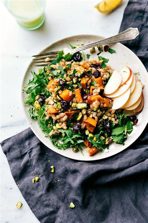 Sweet Potato Farro Salad Chelseas Messy Apron