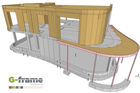 Media Centre Clt Glulam And Hybrid Structural Solutions Uk
