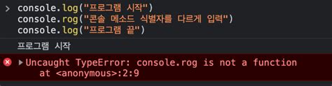 JavaScript 예외와 비표준 속성 221213 TIL11
