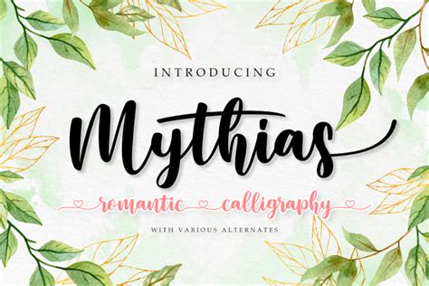 Mythias Font Madatype Studio FontSpace