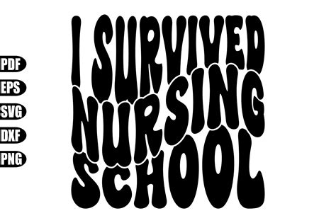 I Survived Nursing School Svg Graphic By Creativekhadiza124 · Creative