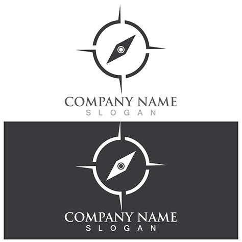 Premium Vector Compass Navigation Icon Vector Illustration Template Design