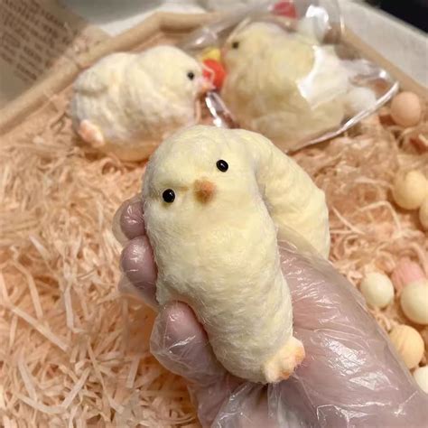 Sk 403 Taba Squishy Cute Fluffy Chicken Squishy Taba Taba Squishy Chicken Shape Chick Taba