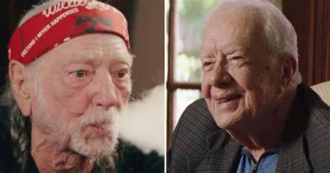 Jimmy Carter Says Willie Nelson Smoked Pot With His Son On The Roof Of