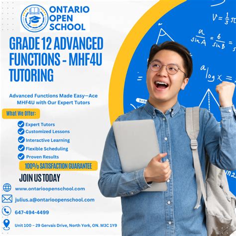 Grade 12 Advanced Functions Mhf4u Tutoring Activities And Groups City Of Toronto Kijiji