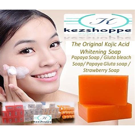 Kojic Original Acid Soap Papaya Gluta Soap Papaya Soap Gluta Bleach