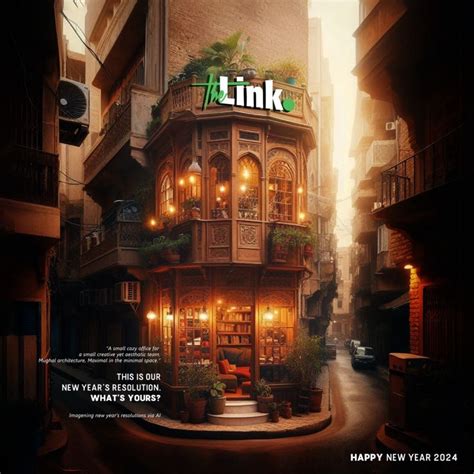 the link on linkedin newyear2024 aiart dreams resolutions value