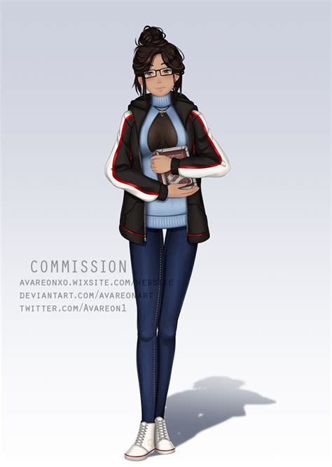 [comm] Girl By Avareonart On Deviantart