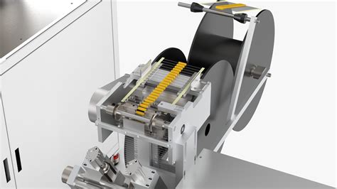 Automatic Capacitor Corner Cutting And Bending Machine 3d Model