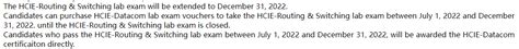 hcie routing and switching lab exam extension free latest dumps for it