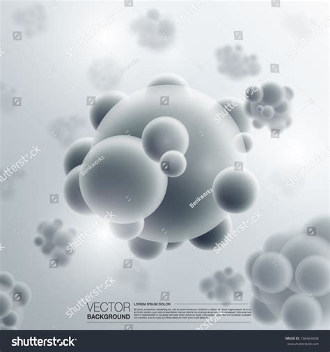 Abstract Molecules Design Background Vector Stock Vector Royalty Free