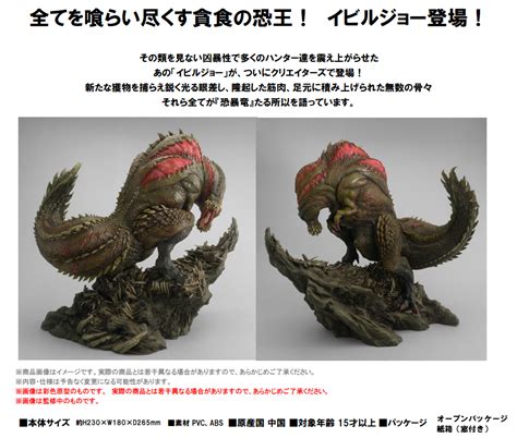 カプコンフィギュアビルダー クリエイターズモデル 恐暴竜 イビルジョー マイルストン 商品詳細
