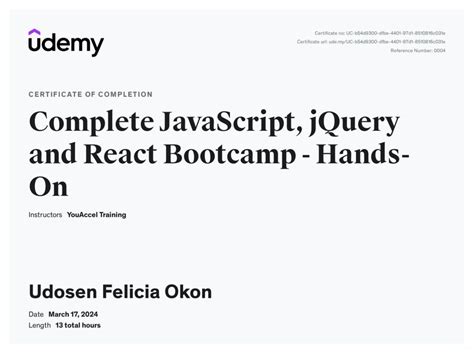 Felicia Udosen On Linkedin Udemycourse Frontenddev Webdevelopment Reactjs