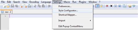 How To Create Custom Shortcut For Language Selection In Notepad