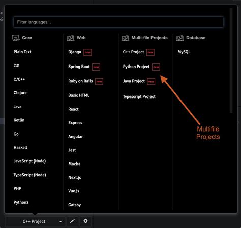 Multi File Projects For C Python Java And Typescript