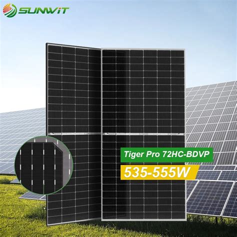 Jinko Solar Panel Bifacial N Type Double Glass 500 Panels Manufacturer 450w Monocrystalline 425w
