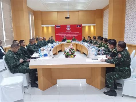 ລາວ ການກວດກາພື້ນທີ່ຮ່ວມໃນຄັ້ງນີ້ ແມ່ນໄດ້ຈັດຂຶ້ນຢູ່ພື້ນທີ່ຊາຍແດນ ລະຫວ່າງ ແຂວງໄຊຍະບູລີ ແລະ