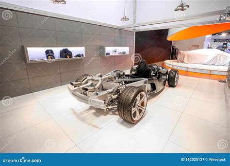 Mclaren Mp4 12c Chassis On Display At The Mclaren Motor Show Exhibitor Stand Editorial