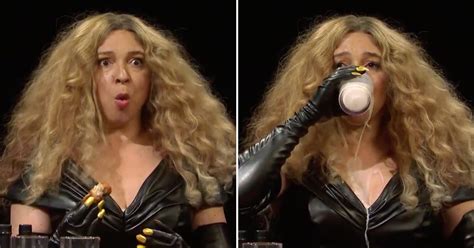 Watch Snls Beyoncé Hot Ones Skit With Maya Rudolph Video Popsugar