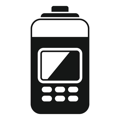 electronic device showing blank screen and buttons for inputting data