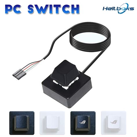 Desktop Computer External Switch Button External Desktop Open Key Spindle Design PC Switch Cable