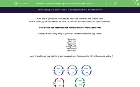 Understand And Apply The Conversion Of Metric Measurement Units Worksheet EdPlace