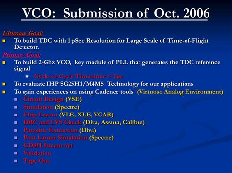 PPT The Development Of Psec Resolution TDC For Large Area TOF Systems PowerPoint Presentation