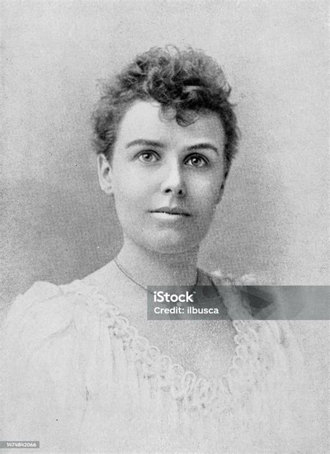Portrait Of 19th Century Stage Celebrities Anna Okeefe Stock