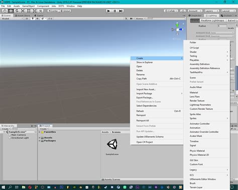 I Cant Create The Hdrp Profile Unity Engine Unity Discussions