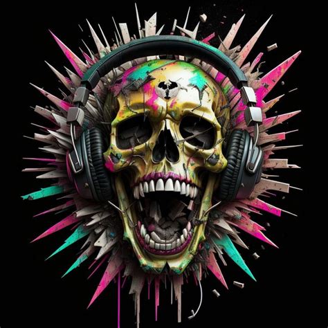 Pin On Bosque In 2024 Art Cyberpunk Skull