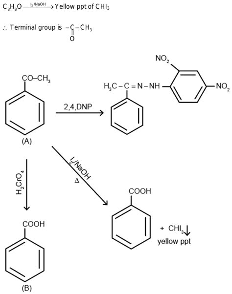 an organic compound (a) with molecular formula C8H80 forms an orange ...