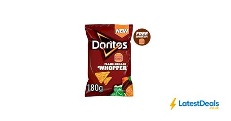 Doritos Burger King Flame Grilled Whopper Sharing Tortilla Chips Crisps