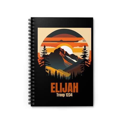 Personalized Cub Scout Leader Spiral Notebook Cub Scout Leader Scout