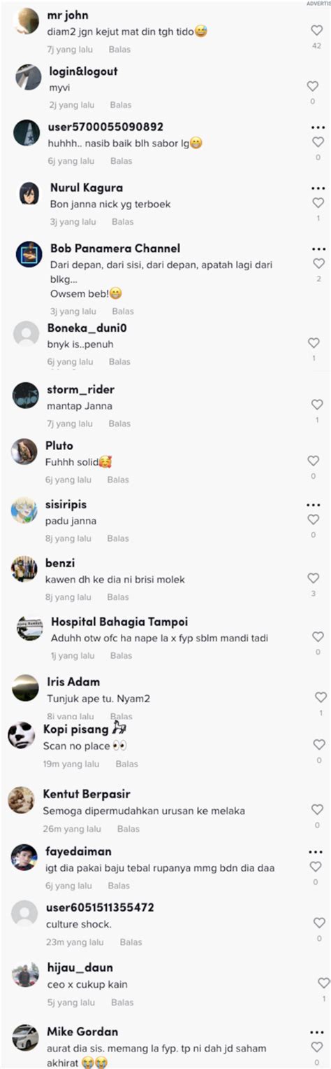 Tayang Punggung Video Janna Nick Dipenuhi Komen Lucah