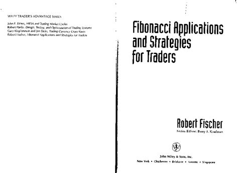 fibonacci applications and strategies for traders pdf pdfcoffee