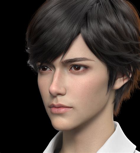ArtStation Virtual WIP Euginnx Wu 3d Model Character Character