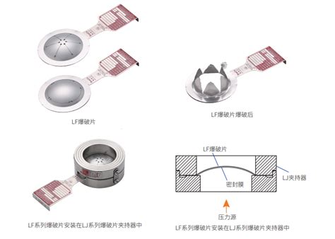 正拱开缝型金属爆破片LF 江西世纪行安全设备有限公司