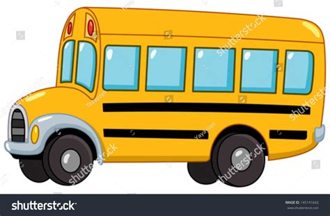 Ônibus Escolar Vetor Stock Livre De Direitos 145141642 Shutterstock