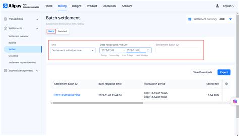 Settlements Card Payment Antom Docs